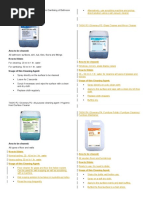 Cleaning Agents R1-R9 | PDF | Bathroom | Home