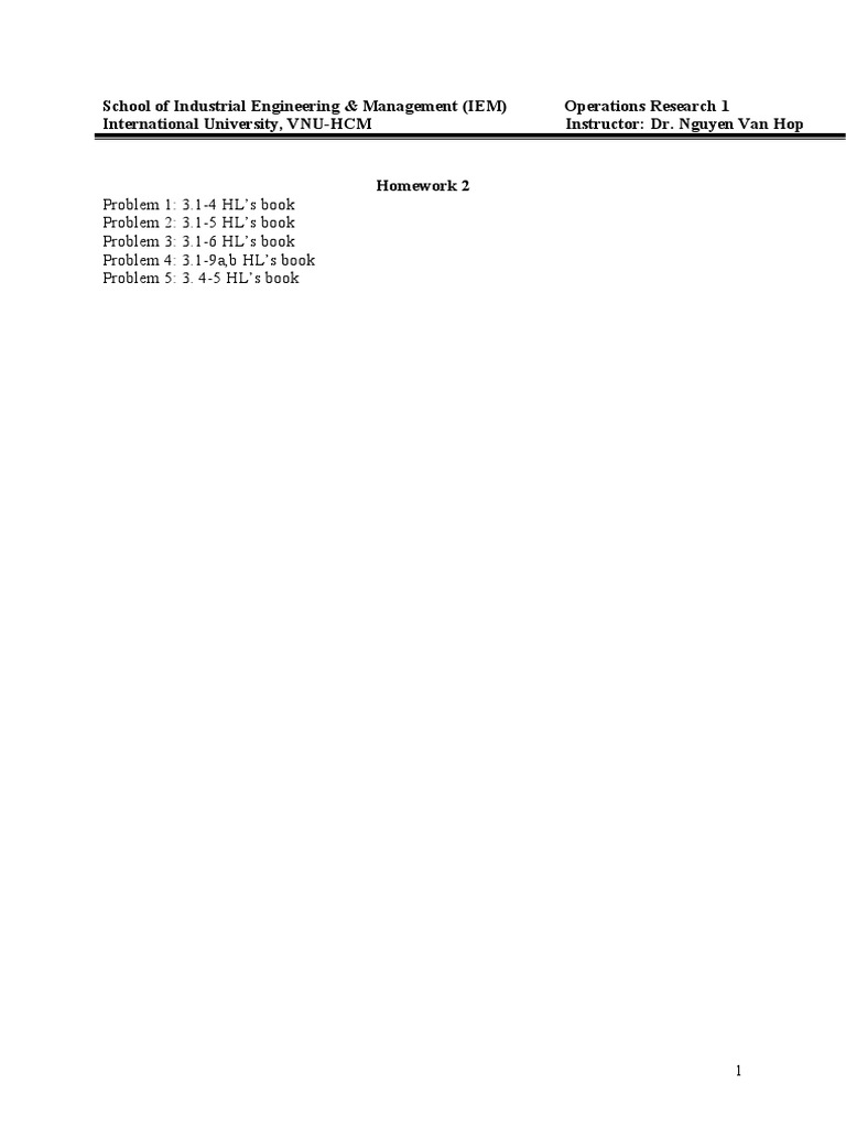 Homework - Chapter2 | PDF
