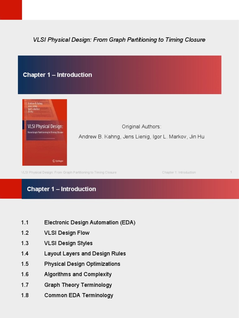 VLSI Physical Design: From Graph Partitioning To Timing Closure | PDF | Computational Complexity ...