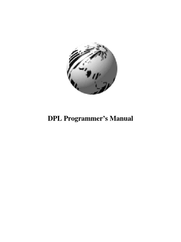 Manual - DPL Programmer Manual PDF | PDF | Ascii | Printer (Computing)