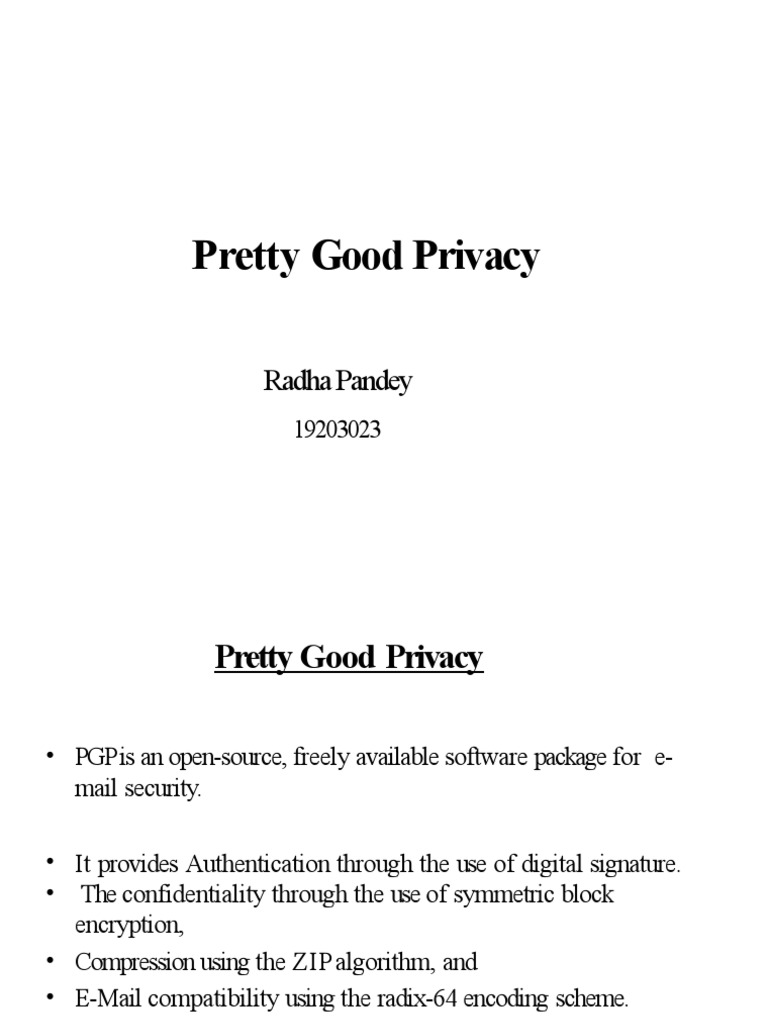 PGP: Secure Email for Tech Users | PDF | Key (Cryptography) | Cryptography