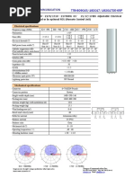 Quintel Product Datasheet QS4658-3 (700-2400 4ft 65deg) FEB 2017 (Rev 3 ...