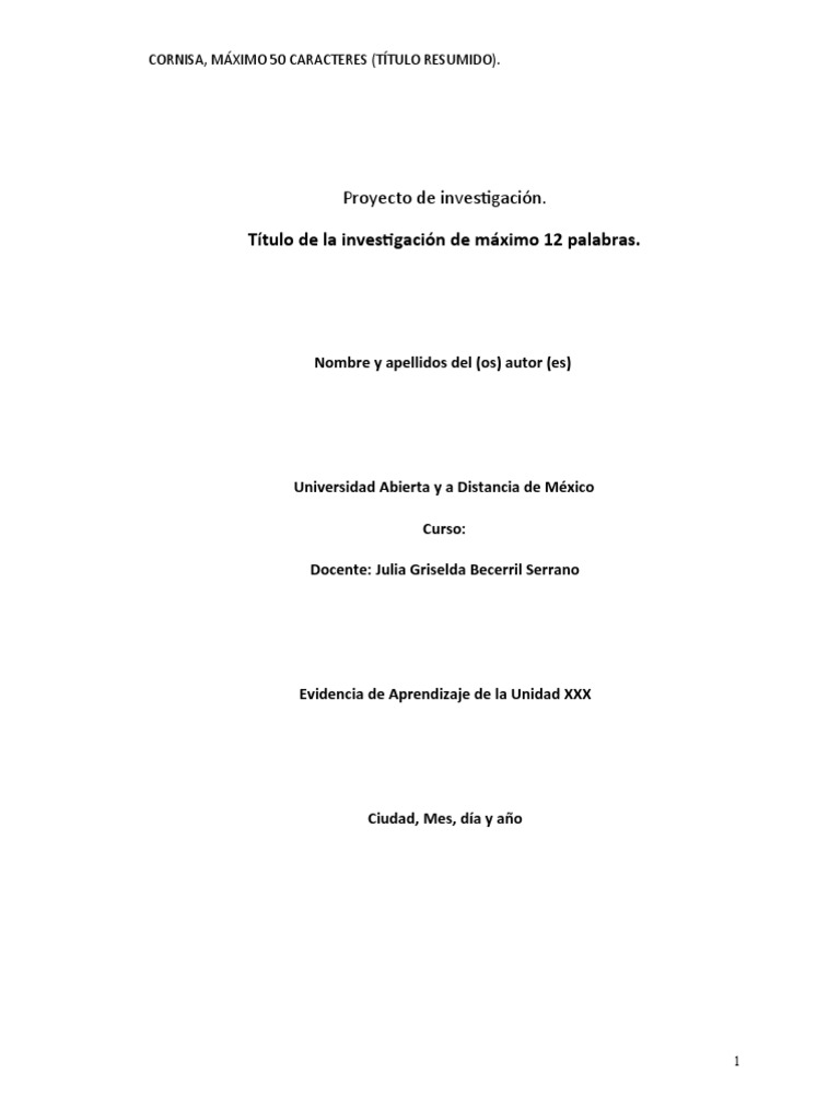 Protocolo de Investigación | PDF | Estilo apa | Teoría
