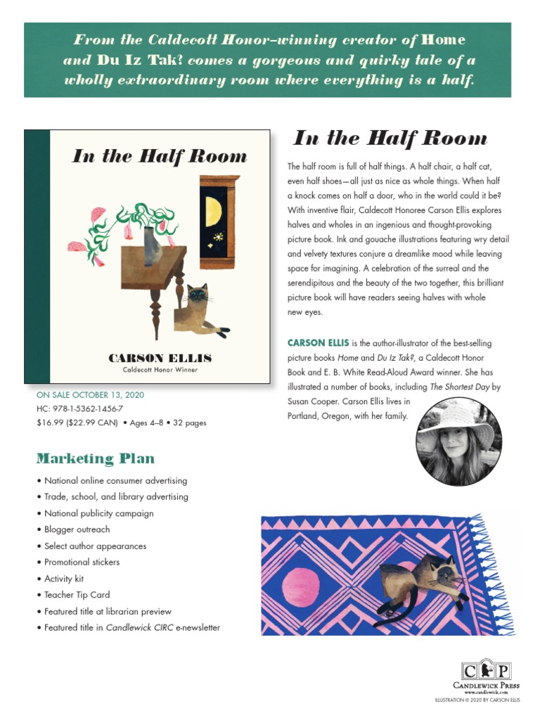 In The Half Room by Carson Ellis Press Release | PDF | Books