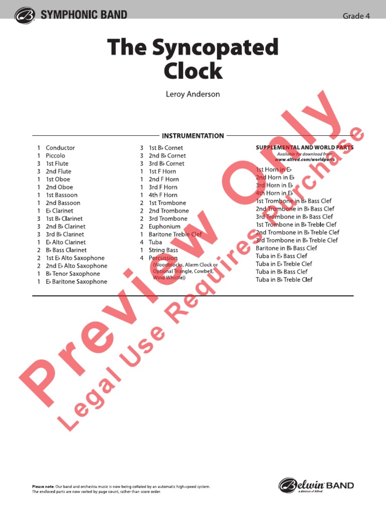 The Syncopated Clock PDF | PDF