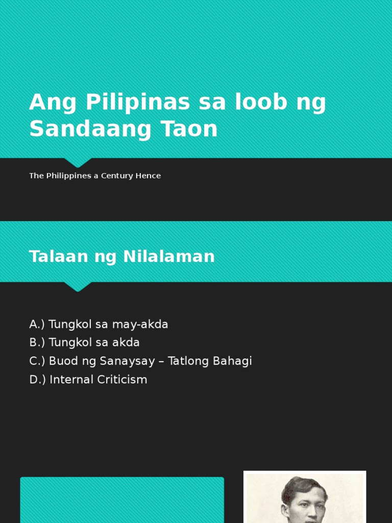 Ang Pilipinas Sa Loob NG Sandaang Taon | PDF