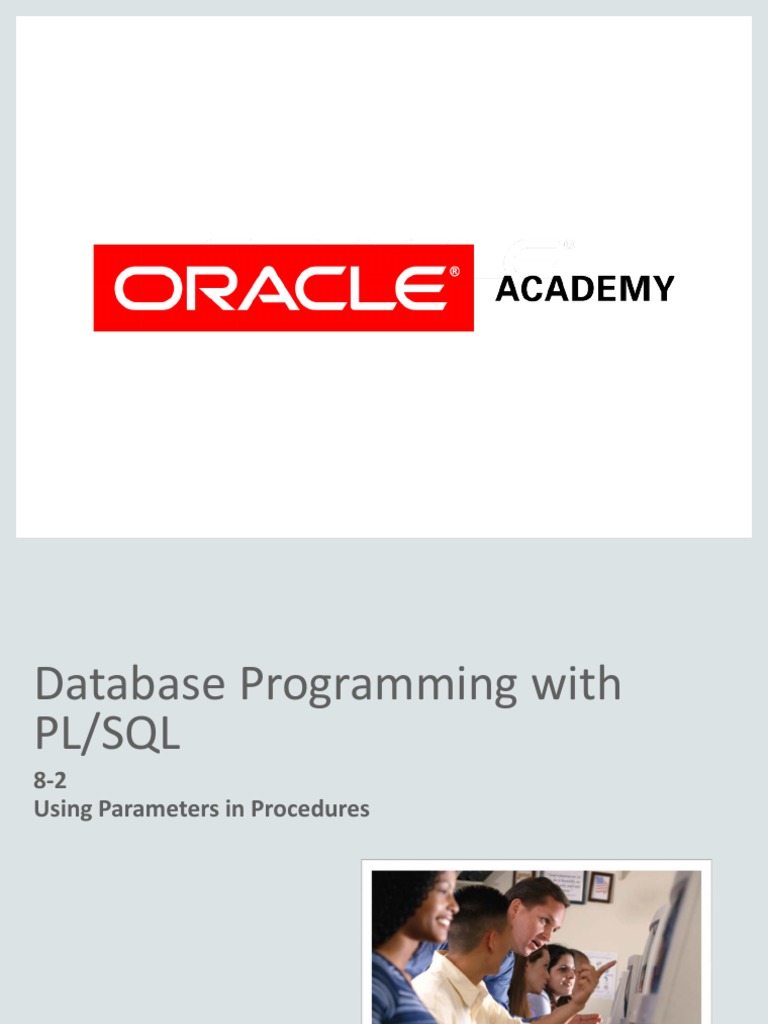 Plsql 8 2 Pdf Parameter Computer Programming Plsql 