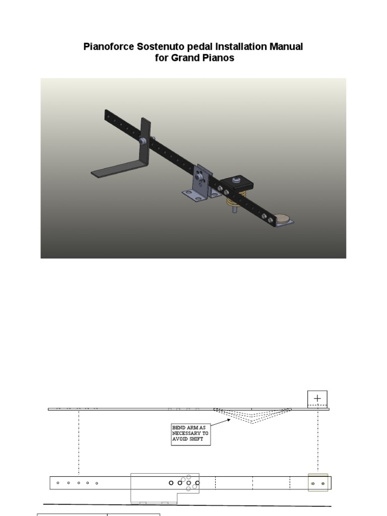 Sostenuto Pedal Installation Guide | PDF