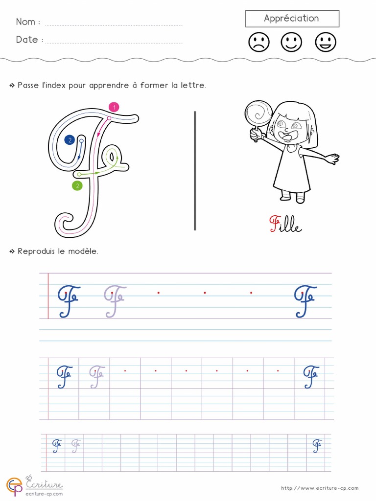 Feuille D Ecriture CP Ecrire La Lettre F Majuscule wr58 PDF | PDF Feuille D Ecriture CP Ecrire La Lettre F Majuscule wr58 PDF | PDF