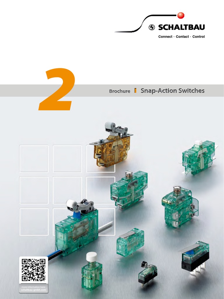 Snap-Action Switches Overview and Specs | PDF | Switch | Machines