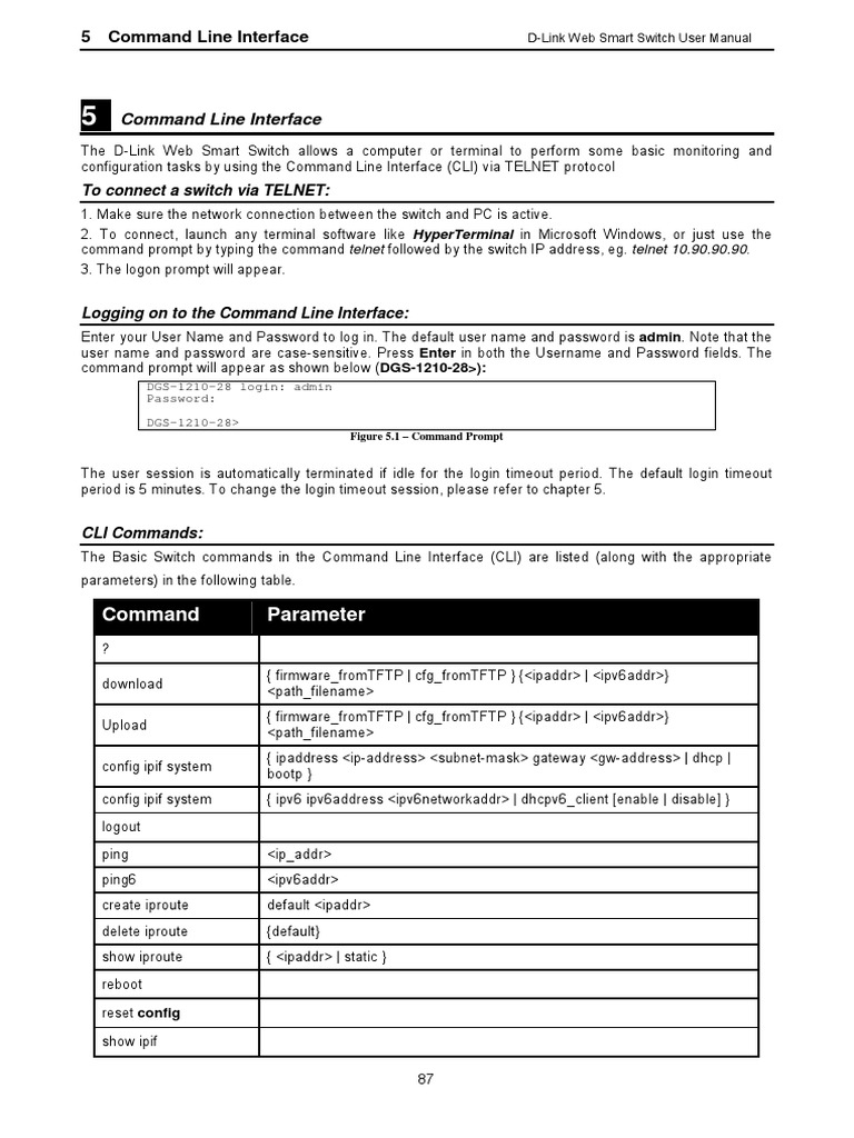 5 Command Line Interface PDF | PDF | Ip Address | Command Line Interface