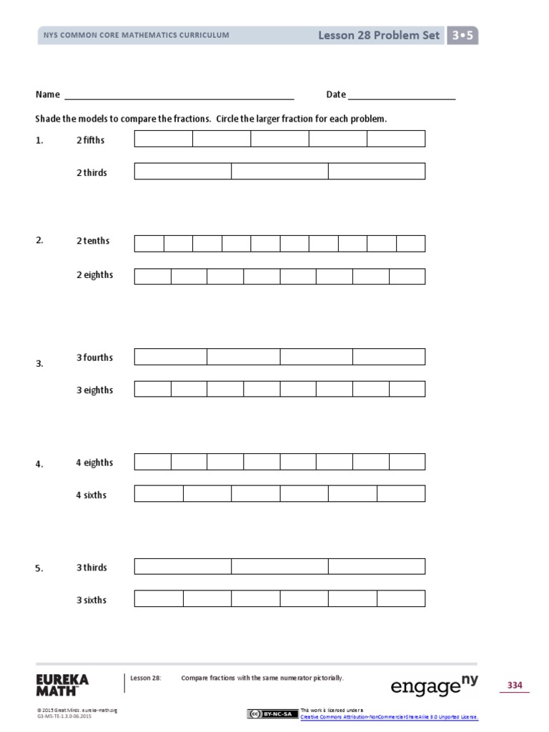Module 5 Lesson 28 Problem Set | PDF | Teaching Mathematics