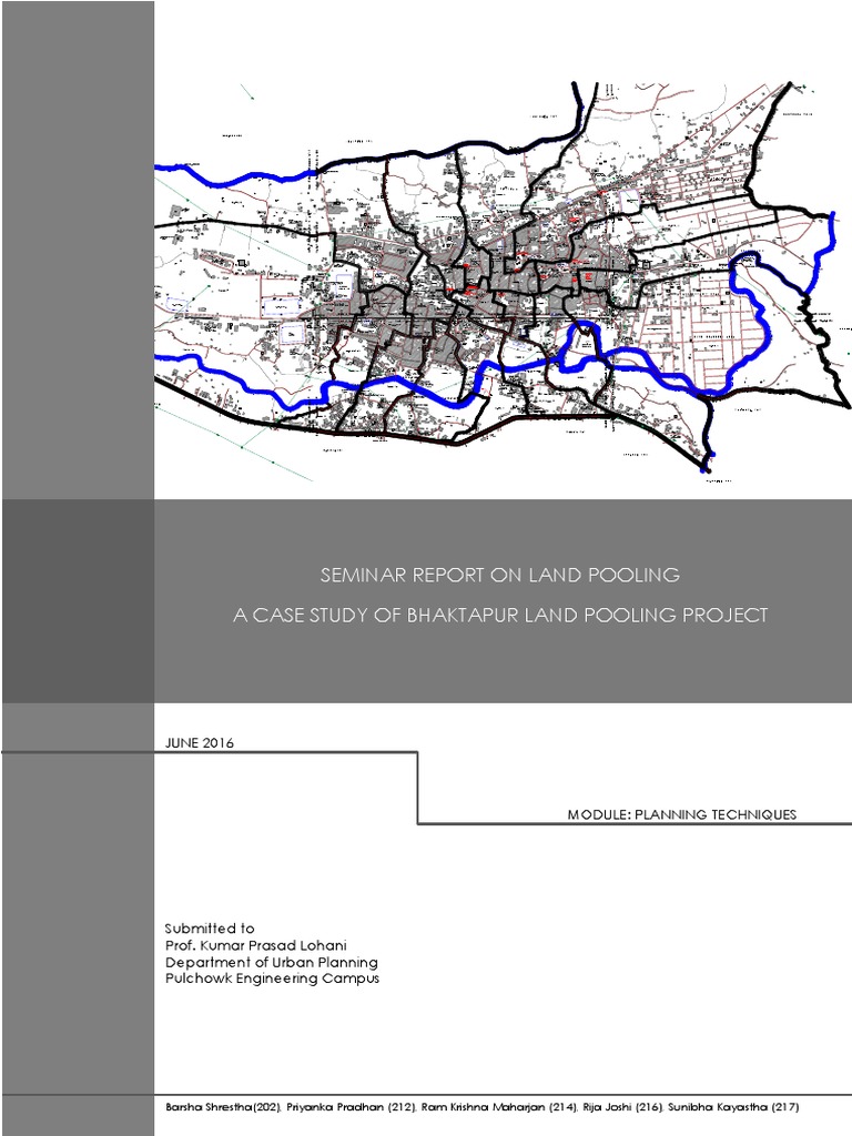 Landpooling Project - A Case Study of Bhaktapur | PDF | Urban Sprawl | Infrastructure