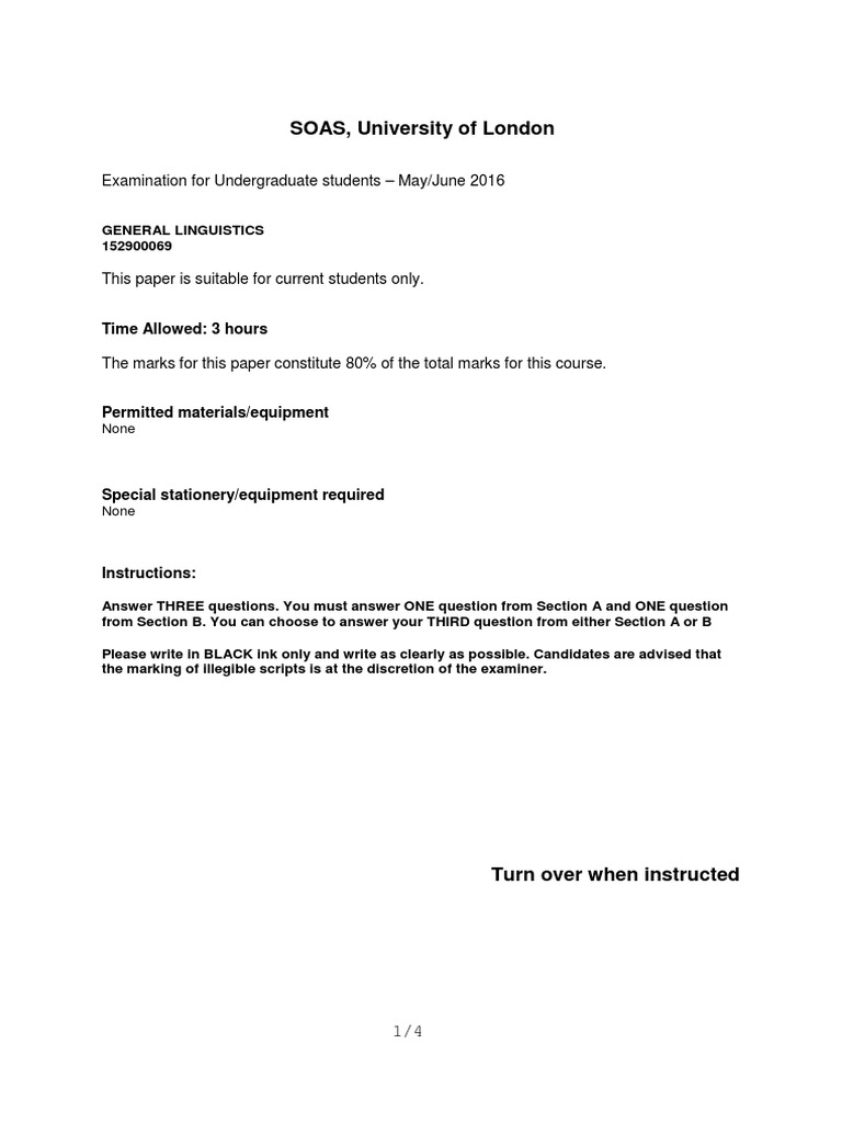 General Linguistics 2016 - Past Paper | Descargar gratis PDF ... General Linguistics 2016 - Past Paper | Descargar gratis PDF ...
