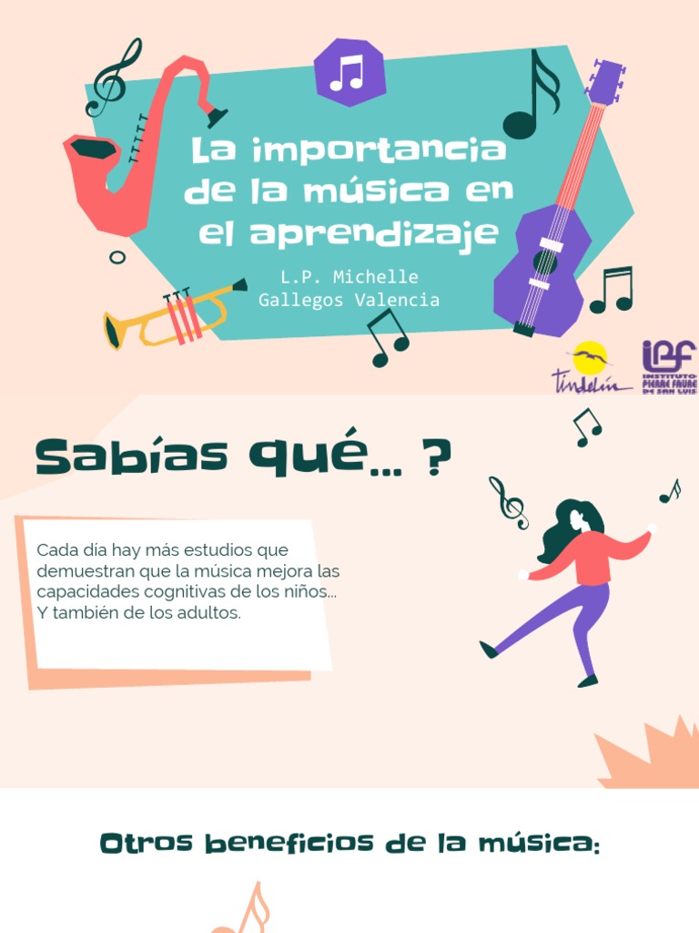 La Importancia de La Música en El Aprendizaje | PDF | Ritmo | Memoria