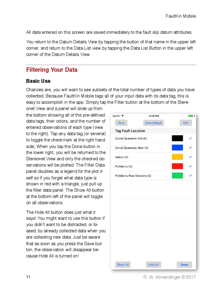 Filtering Your Data: Basic Use | PDF