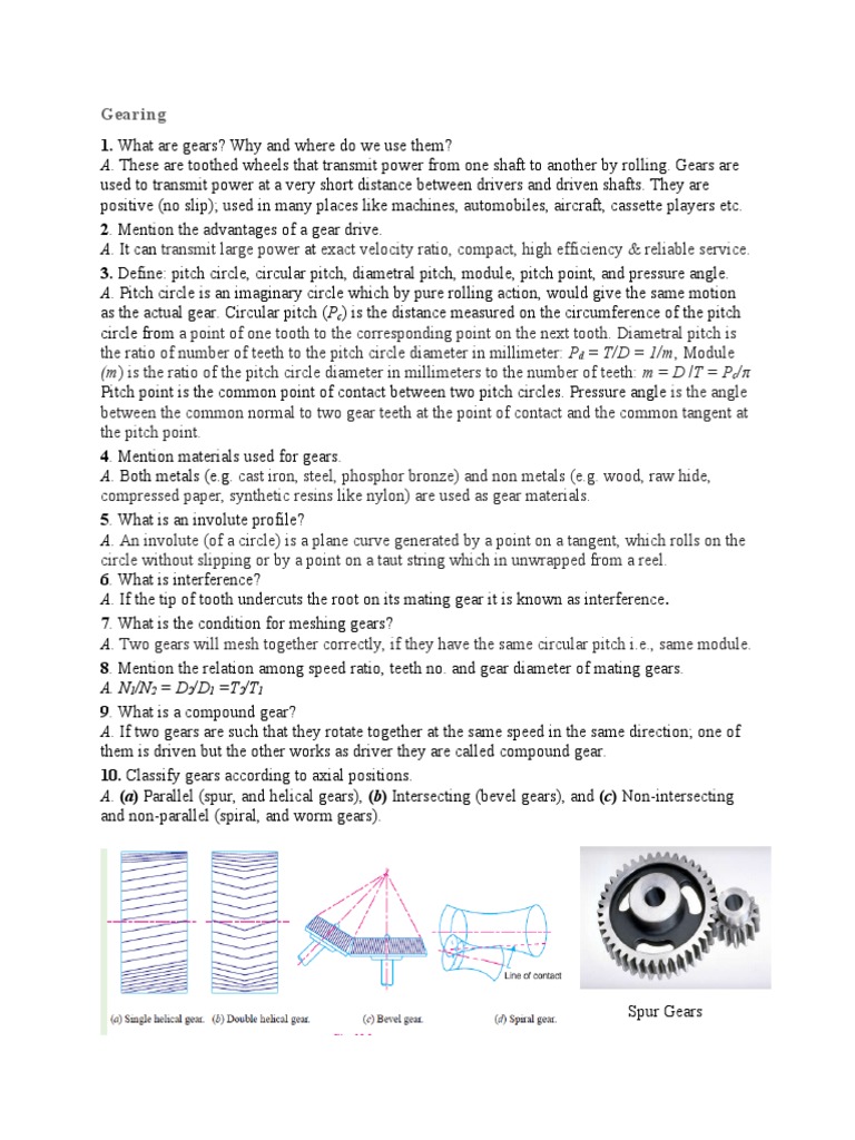 Understanding Gears: A Comprehensive Examination of Gear Types ...