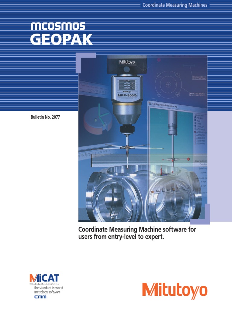 Geopak: Coordinate Measuring Machine Software For Users From Entry ...