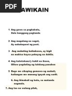 Mga Sawikain | PDF