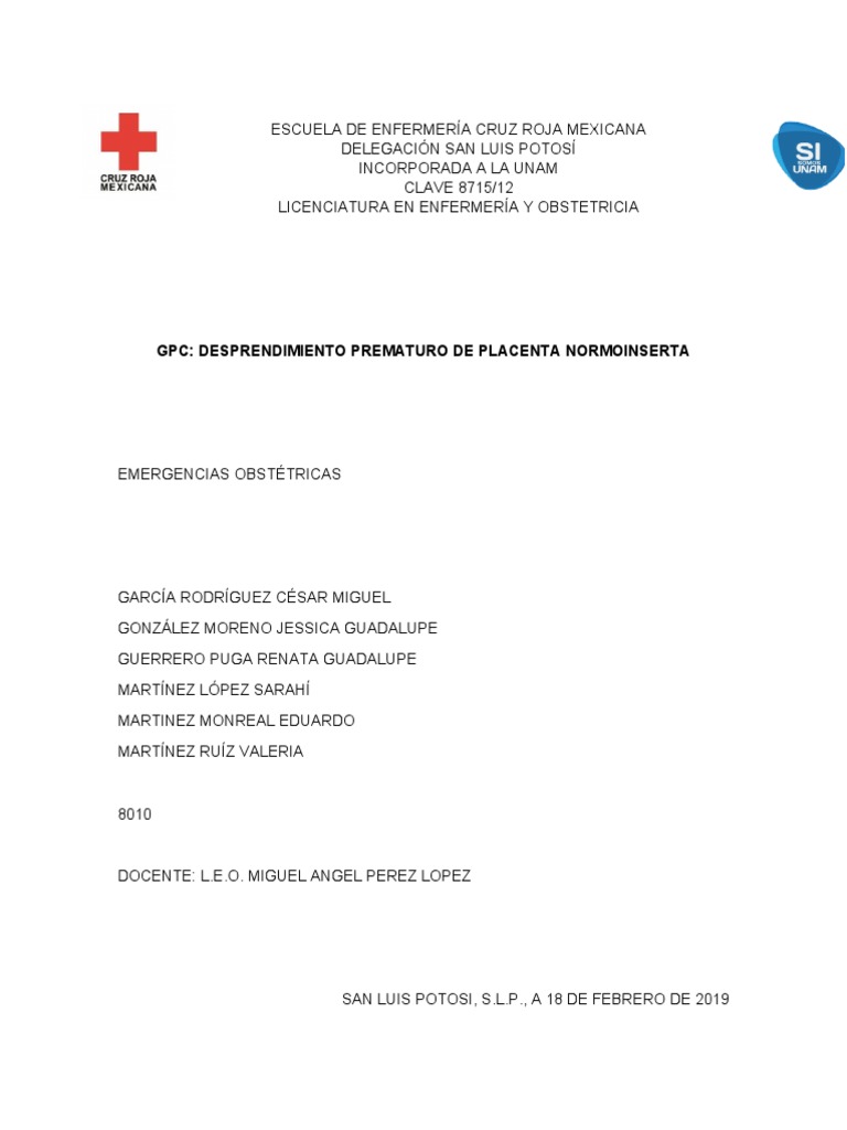 Guía de DPPNI: Diagnóstico y Cuidados | PDF | Parto | Parto prematuro