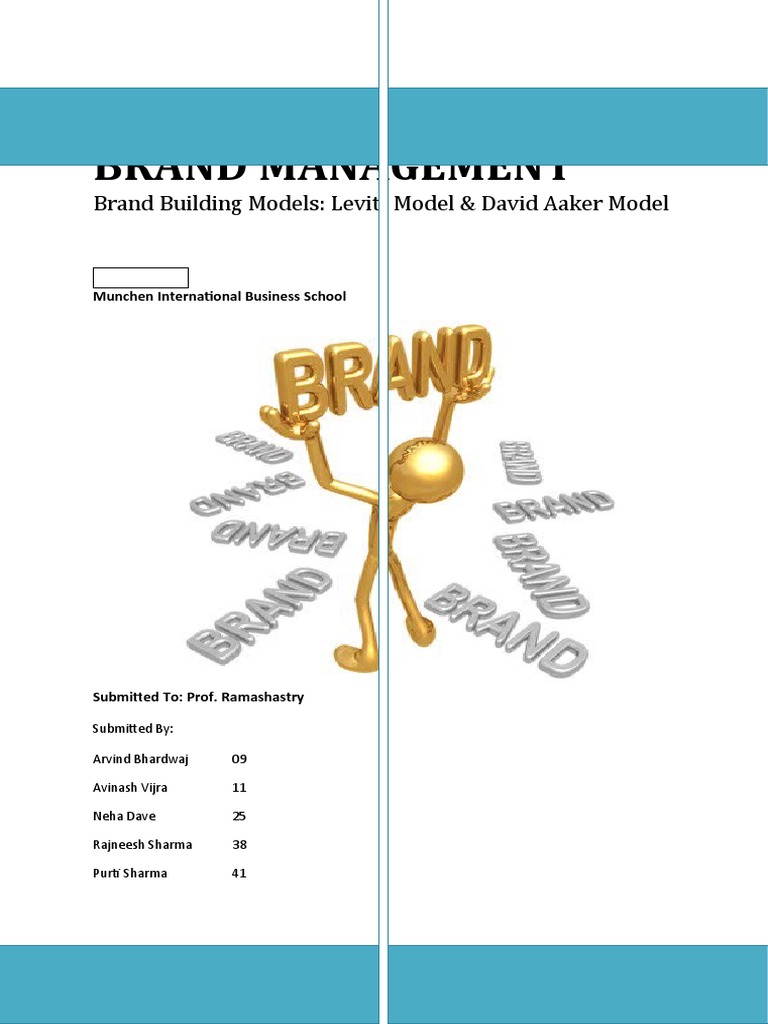 Brand Management: Brand Building Models: Levitt Model & David Aaker ...