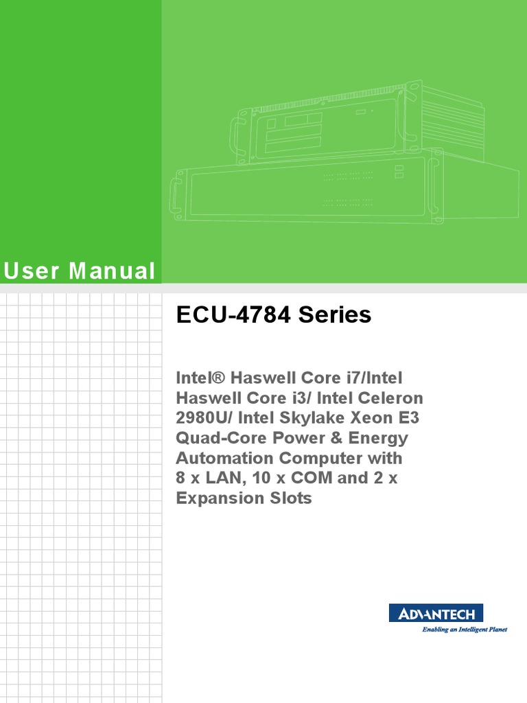 UM ECU 4784 Ed.2 16 EN PDF | PDF | Scada | Bios