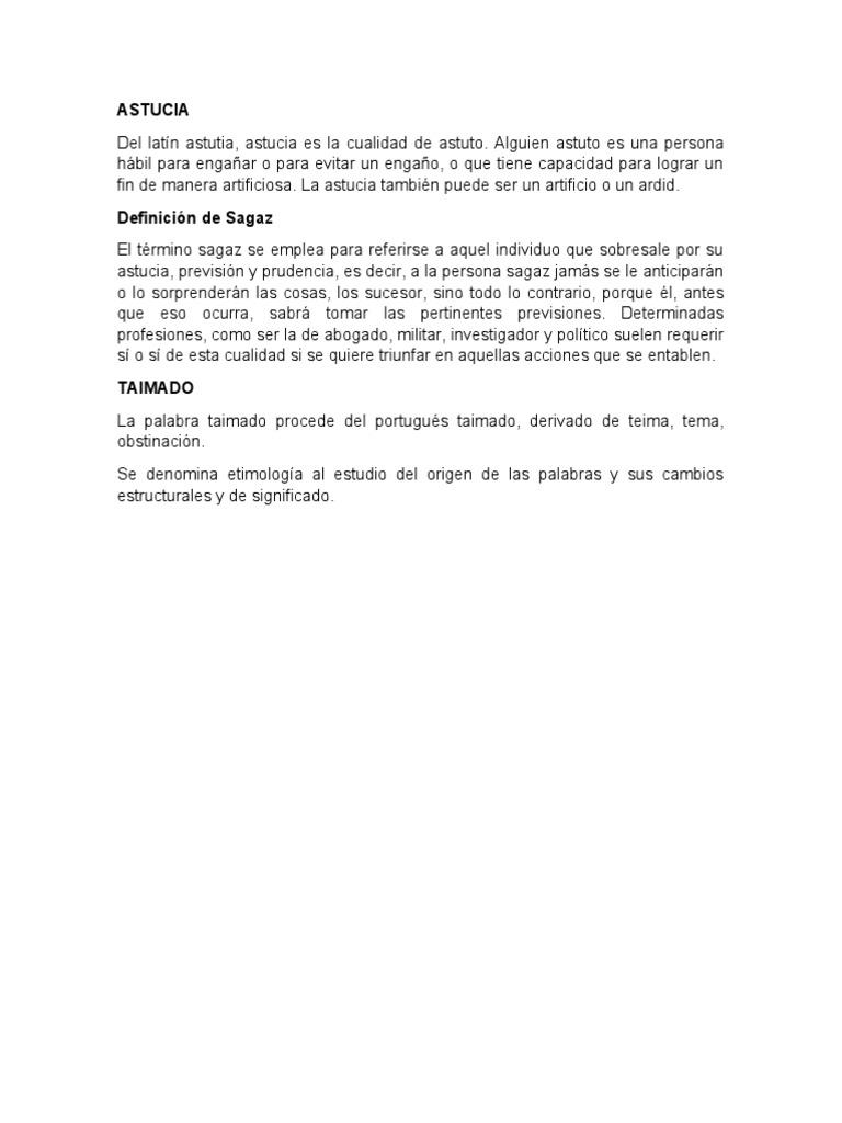 ASTUCIA | PDF