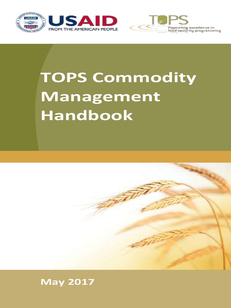 Commodity Management Handbook | PDF | Containerization | Supply Chain ...