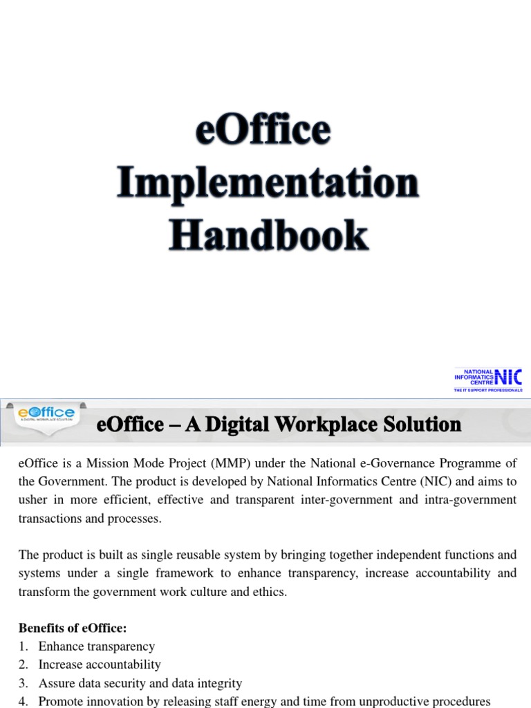 Eoffice - Presentation | PDF | Domain Name System | Digital Technology