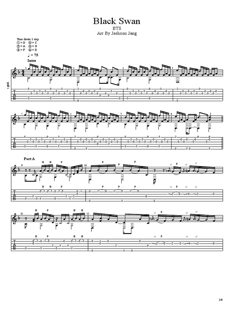 BTS - Black Swan PDF | PDF