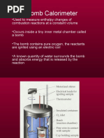 Bomb Calorimeter With Diagram | PDF