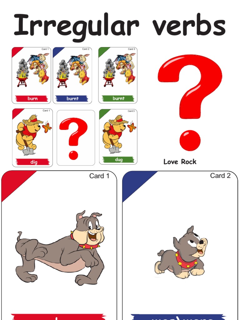 Irregular Verbs Flashcards | PDF