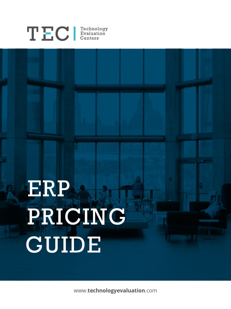 TEC ERP Pricing Guide 1 218719 | PDF | Enterprise Resource Planning | Software As A Service