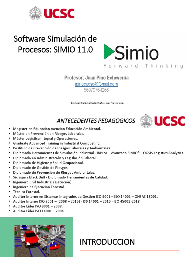 Presentación SIMIO | Descargar gratis PDF | Simulación | Programación ...