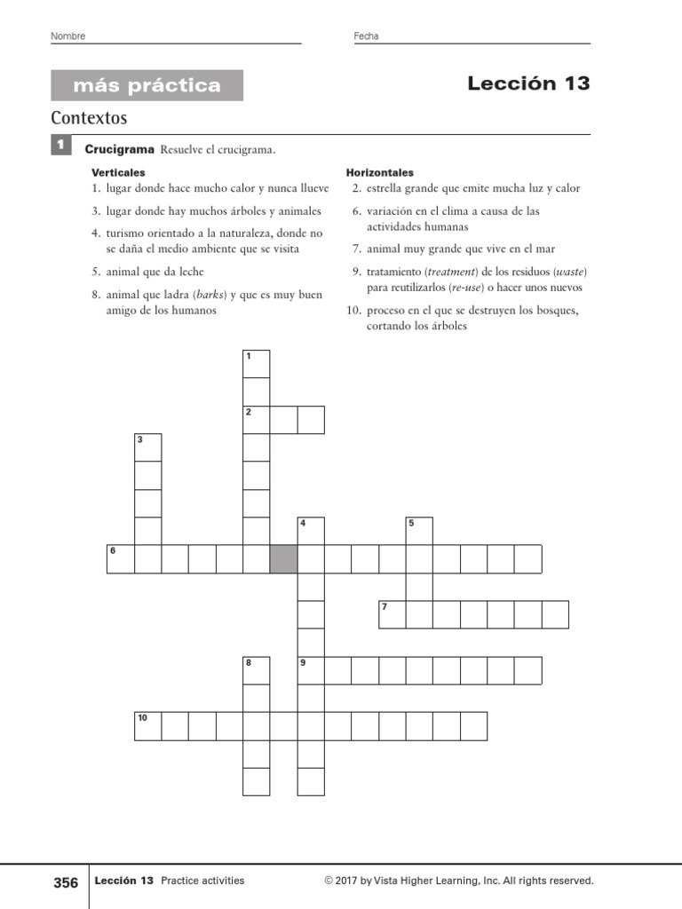 Pan5e l13 Activity Pack Practice Activities | PDF | Los bosques | Deforestación