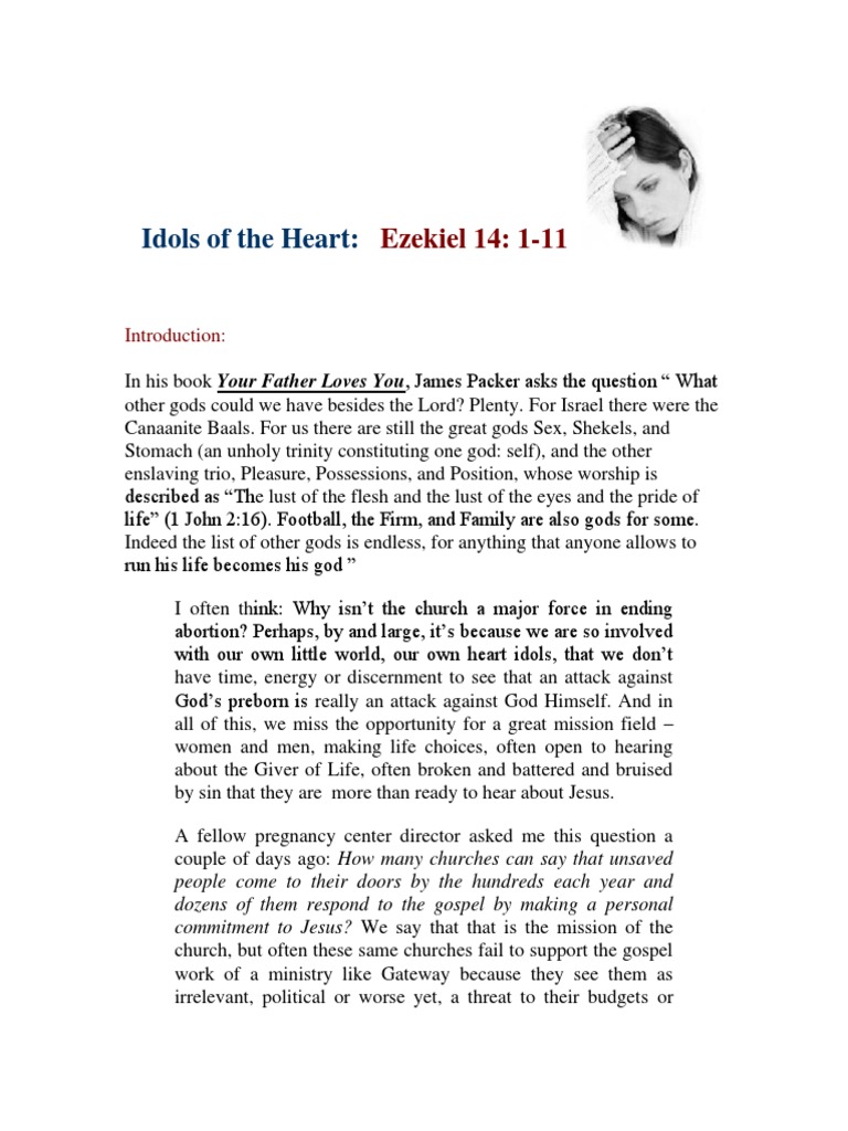 Idols of The Heart November 2012 | PDF | Idolatry | Repentance