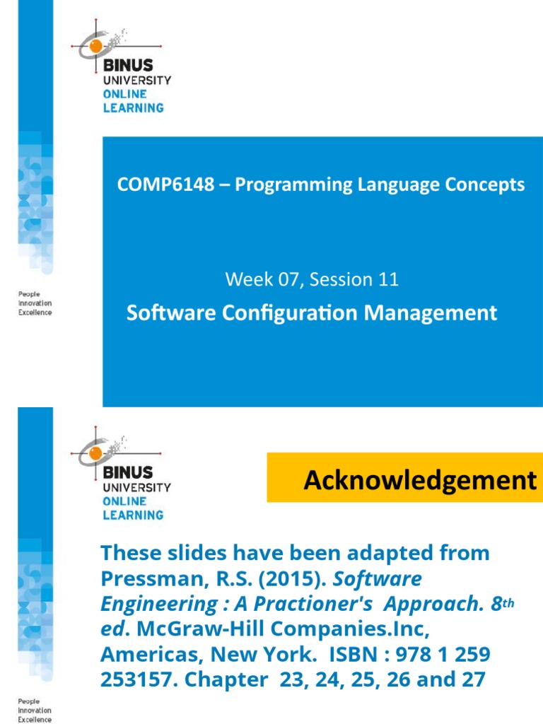 PPT7 - Software Configuration Management | PDF | Version Control | Web Application