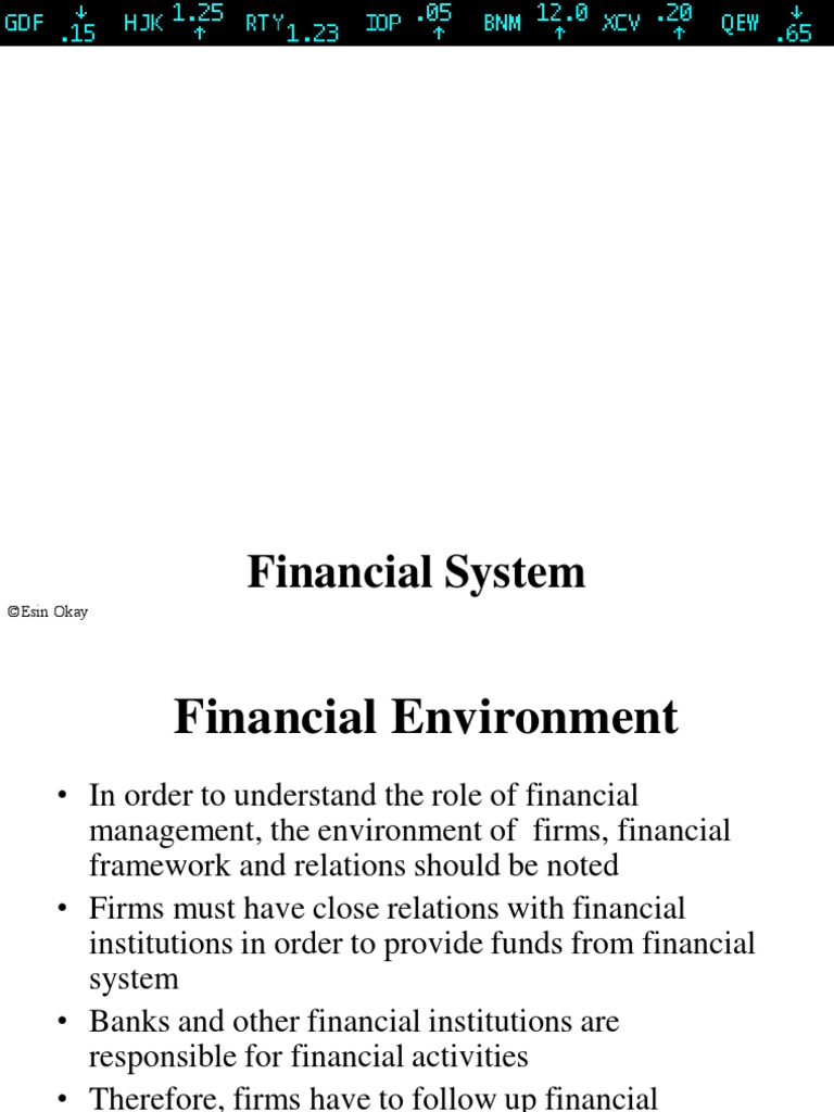6-Financial Environment System L | PDF | Financial Markets | Securities ...