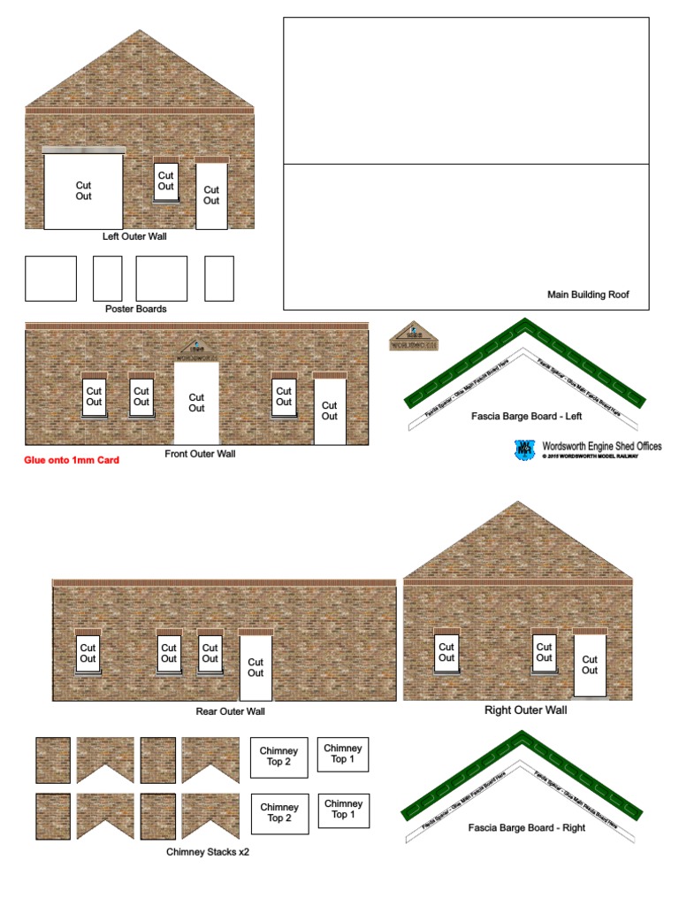 Cut Out Cut Out Cut Out: Glue Onto 1mm Card | Download Free PDF ...