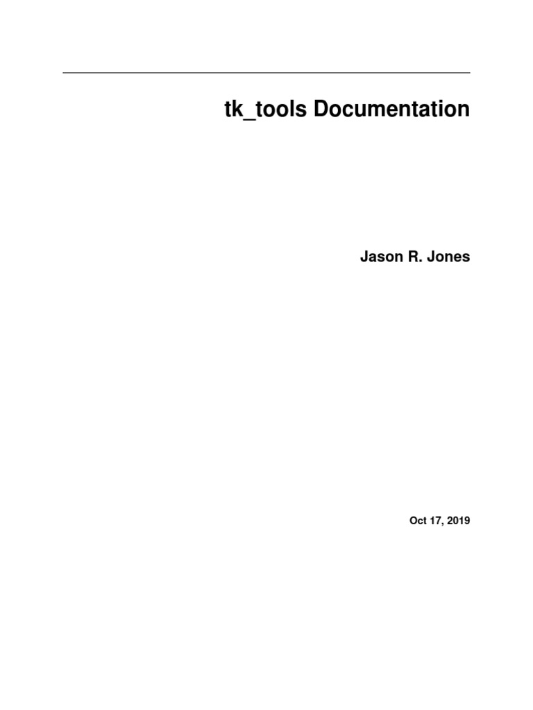 TK Tools PDF | PDF | Parameter (Computer Programming) | Software ...