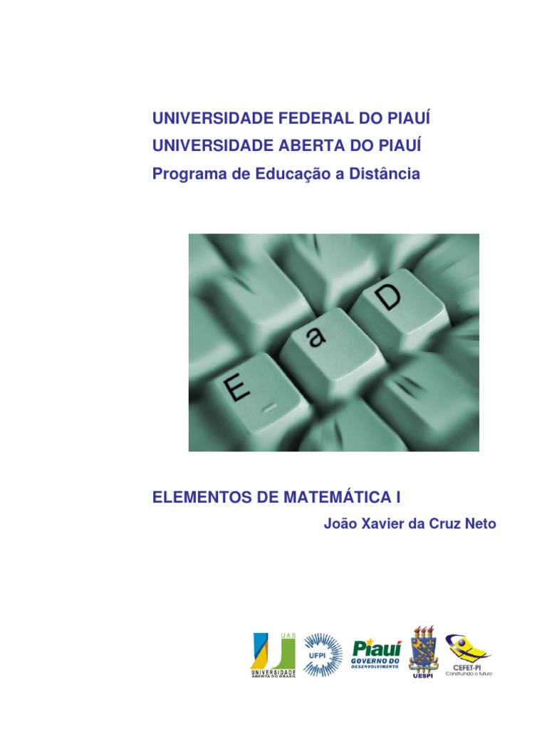 Elementos de Matematica | PDF | Métodos e Materiais de Ensino | Ciências e Matemática