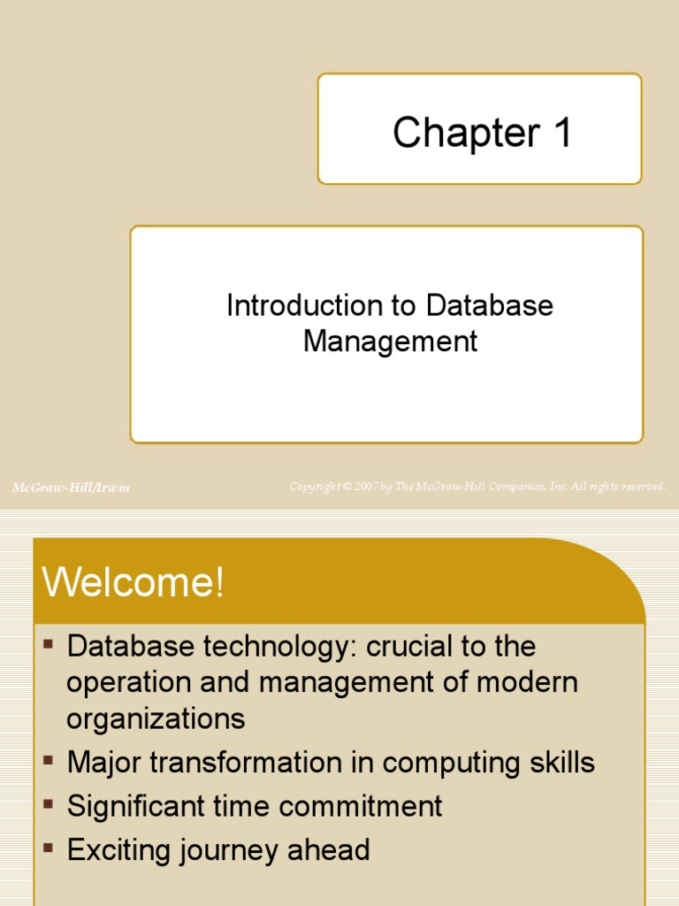 Chapter01-Introduction To Database Management-Edited1 | PDF | Client–Server Model | Databases