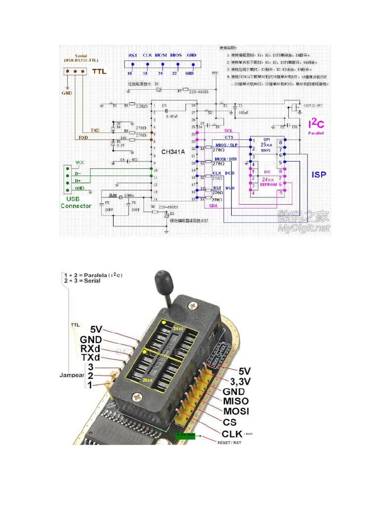 CH341a Datasheet | PDF