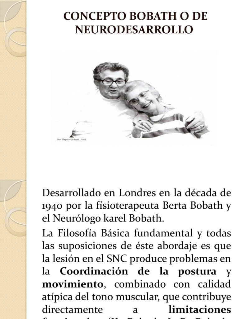 Concepto Bobath | PDF | Neurociencia | Cerebro