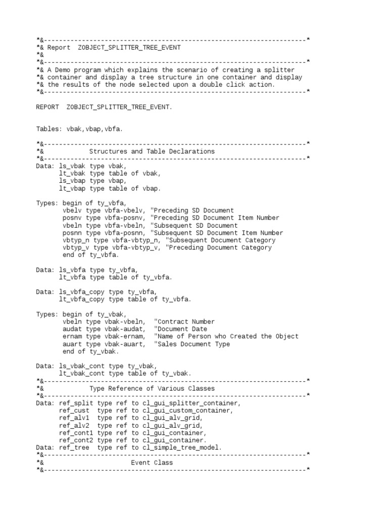 Splitter - Code - Split Screen Into Multiple Container | PDF | Software ...