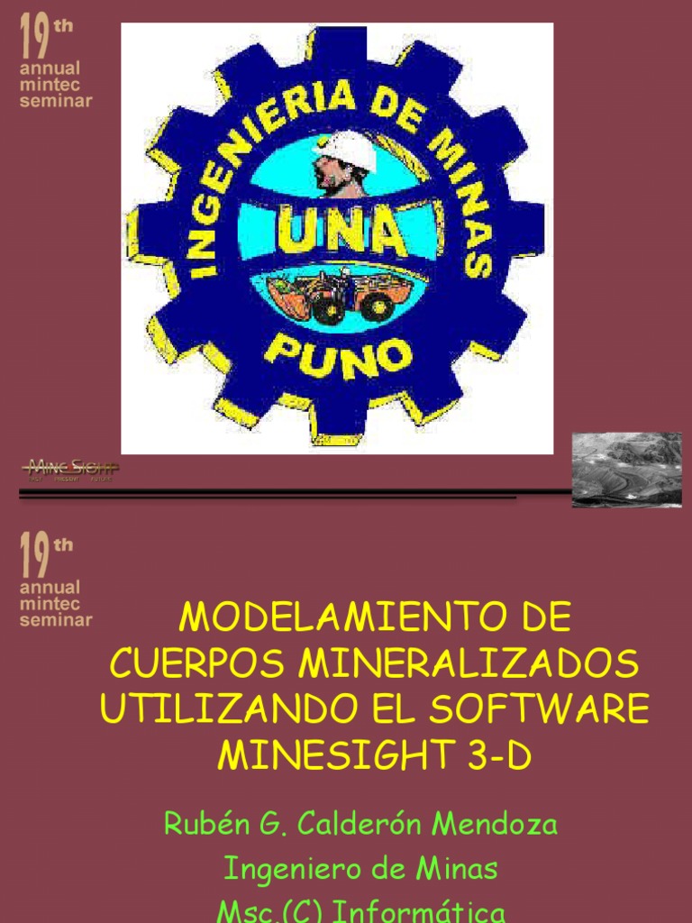 Modelamiento 3D con MineSight | PDF | Minería | Informática y ...
