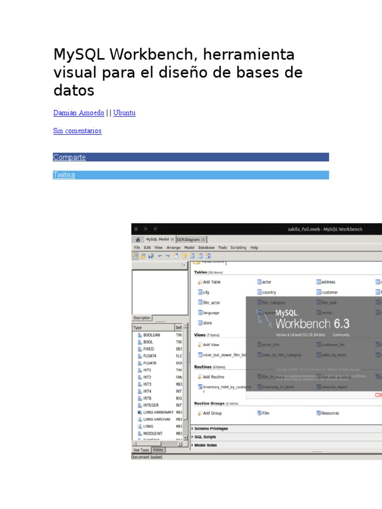 MySQL Workbench | PDF | Mi sql | SQL