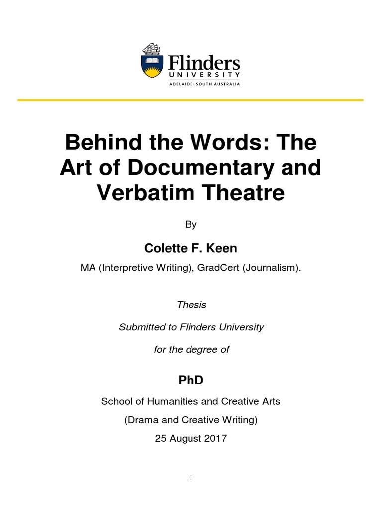 Behind The Words The Art of Documentary PDF | PDF