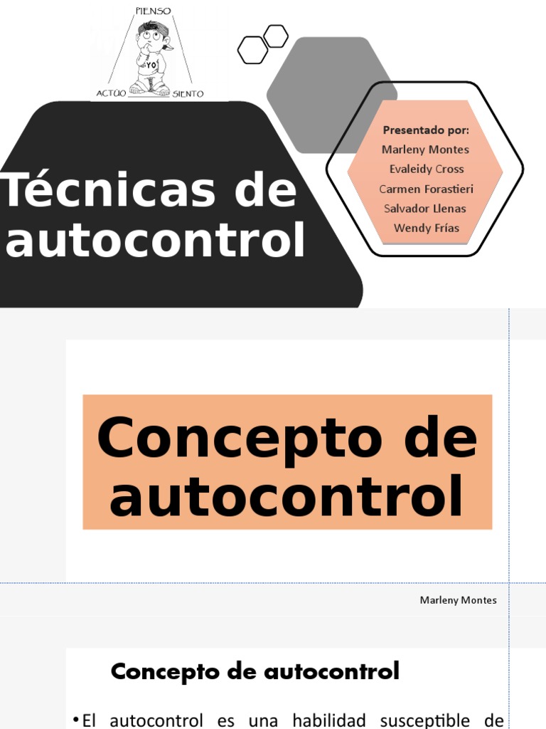 Tecnicas de Autocontrol Exp. | PDF | Comportamiento | Modificación de ...
