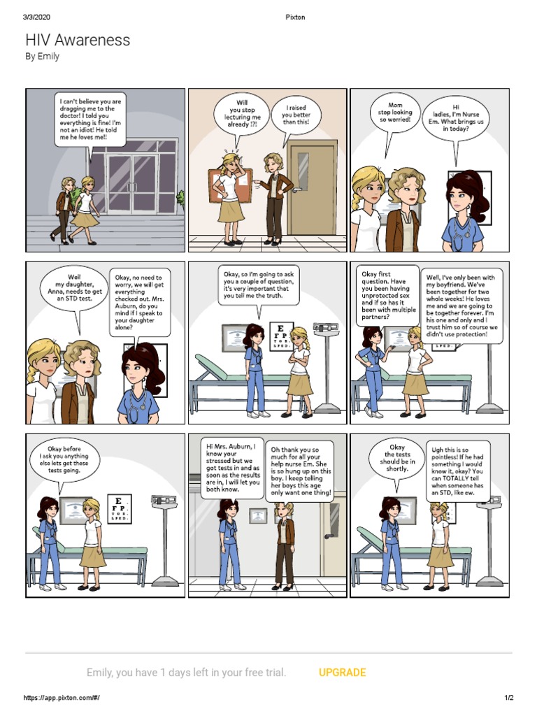 Hiv Awareness Comic | PDF